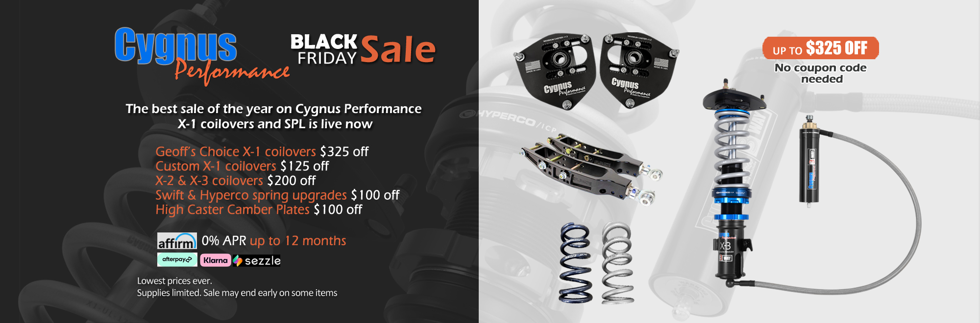 Cygnus Performance – World Class Suspension